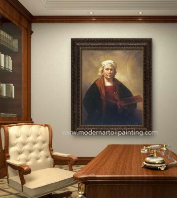 Cina People Self Portrait Painting Oil Reproduction Canvas For Living Room in vendita
