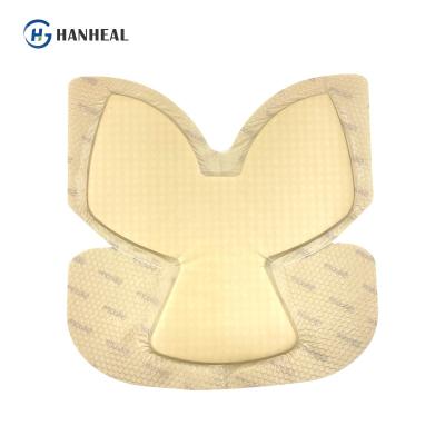 China Large Waterproof Silicone Foam Wound Dressing For Bed Sore Leg Ulcer for sale