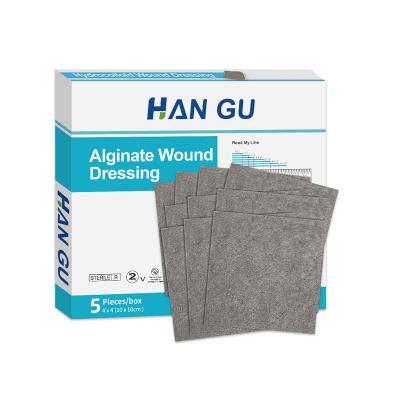 China Disposable Silver Alginate Wound Dressing 4x4