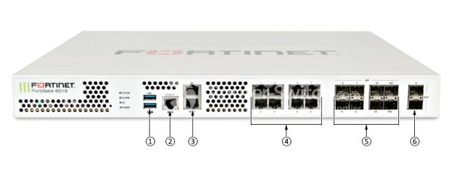 Fortinet fg-601E Front View