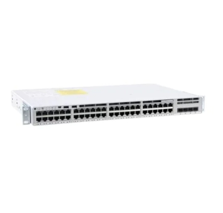 Front view of Cisco C9200L-48P-4X-E switch