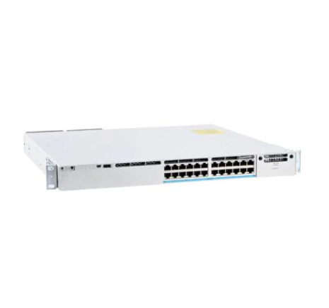 Cisco C9300-24UX-A switch front view