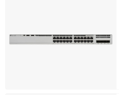 Cisco C9200L-24P-4X-E switch side view