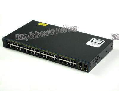 China Cisco WS-C2960+48PST-L SFP Ethernet Switch PLUS 2 1000BASE-T LAN Base 370W POE KAJ for sale