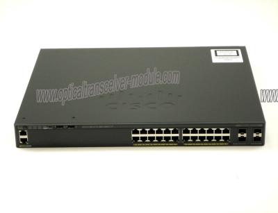 China 24 Port Fiber Optic Switch , Ethernet Switch SFP Cisco WS-C2960X-24PS-L for sale