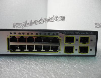 China Cisco Switch WS-C3750G-24PS-S 24 Port Poe Switch  Cisco Network Switch for sale