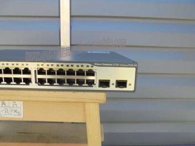 China Cisco WS-C3750X-24T-S Ethernet Network Switch , 24 Port Ethernet Switch for sale