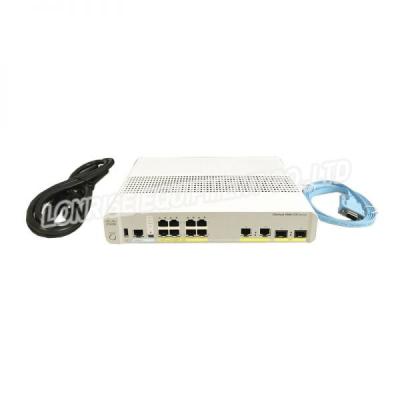 중국 Cisco WS-C2960CX-8PC-L Catalyst 2960-CX 8 포트 컴팩트 스위치 레이어 2 POE+ 124W 2 SFP 2GE 업링크 판매용