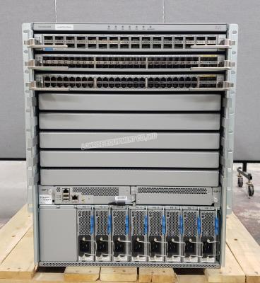中国 1 SupB、3 PS、2 SC、4 FM-Eの3ファンが付いている新しい元のCisco N9K-C9508-B3-Eの関連9508のシャーシの束 販売のため