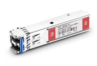 China Cisco GLC-FE-100EX Kompatibel mit 100BASE-EX SFP 1310nm 40km DOM Duplex LC SMF Transceiver Modul zu verkaufen