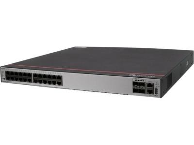 China S5735-S24P4X, Huawei S5735-S-Switch, 24 x 10/100/1000BASE-T-Ports, 4 x 10 GE SFP+-Ports, PoE+, ohne Strommodul zu verkaufen