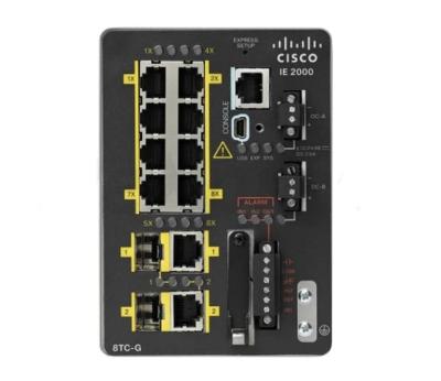 China IE-2000-8TC-GB  IE-2000-8TC-G-B - Industrial Ethernet 2000 Series  IE 8 10/100  2 T/SFP  Base for sale