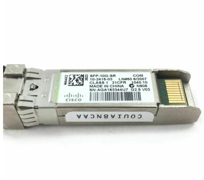 China SFP-10G-SR-S Cisco SFP-10G-SR-S, 10GBASE-SR módulo SFP de clase empresarial Cisco Transceptor SFP en venta