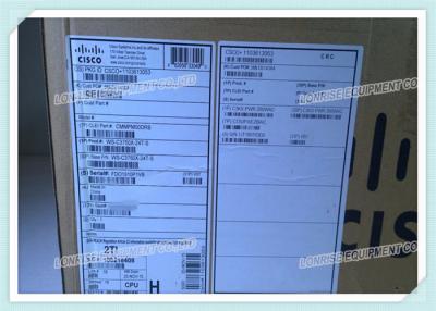 China Cisco Network Switch WS-C3750X-24T-S 24 Port 10 / 100 / 1000Mbps Layer 3 Switch IP Base for sale