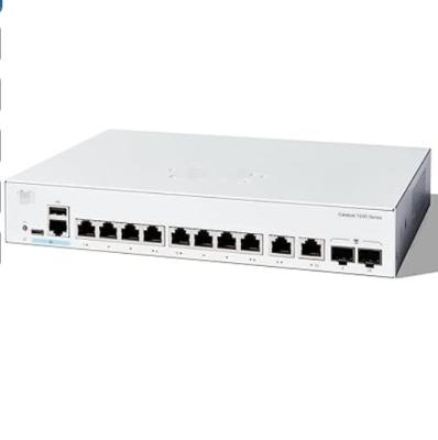 China C1200-8P-E-2G Cisco Switches 8x 10/100/1000 PoE+ Ports With 67W Power Budget 2x Gigabit Copper/SFP Combo Ports, Rack-mountable for sale