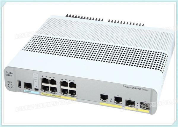 WS-C2960CX-8PC-L シスコ イーサネット ネットワーク スイッチ シスコ カタライザー 2960-CX 8 ポート PoE LAN ベース 8 ギガビット イーサネット POE+ ポートを 2 x 1 ギガビット 銅と 2 x 1 ギガビット SFP アップリンクで装備