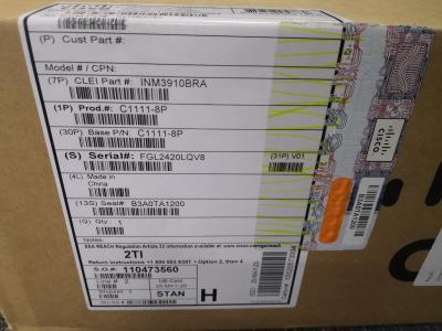 중국 Cisco ISR 1100 C1111-8P 라우터 8 포트 듀얼 GE WAN 1Gbps 판매용