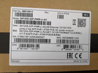 China Huawei S5720S-52P-PWR-LI-AC 48-Port Gigabit PoE+ Switch mit 4 SFP zu verkaufen