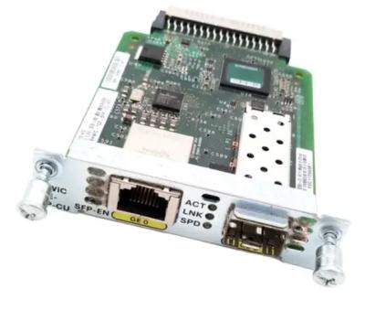 Cina Cisco EHWIC-1GE-SFP-CU 1 Port Gigabit Ethernet HWIC con slot SFP in vendita
