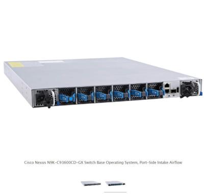 Cina N9K-C93600CD-GX Nexus 9316D Spine and Leaf Switch con 28p 100/40G QSFP28 e 8p 400/100G QSFP-DD in vendita