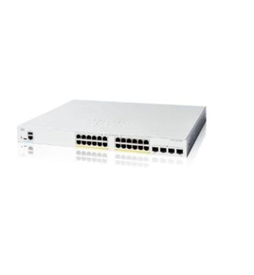 China C1200-24T-4X Network Adapter 24x 10/100/1000 Ports 4x 10 Gigabit SFP+ Rack-mountable PoE SNMP QoS VLAN Function for LAN Switches for sale