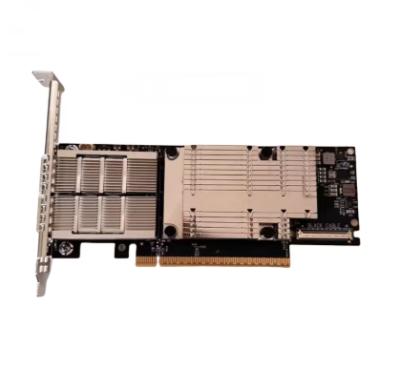 China MCX755106AS-HEAT NVIDIA Mellanox ConnectX-7 HHHL Adapter Card, 200GbE (default Mode) / NDR200 IB Dual-port QSFP112 for sale