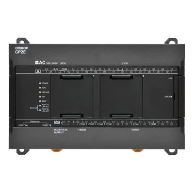 China Omron CP2E‑N40DT1‑D Compact PLC CPU Module 24VDC 24DI 16DO PNP Ethernet for sale