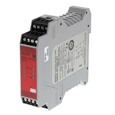 China Omron G9SX-BC202-RT Safety Controller Module 24VDC DIN Rail Mount for sale