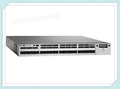 China El catalizador 3850 24 del interruptor WS-C3850-24XS-E de la fibra óptica de Cisco vira servicios del IP hacia el lado de babor 10G en venta
