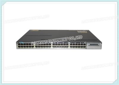 중국 Cisco 광섬유 스위치 WS-C3750X-48PF-L 쌓을수 있는 48의 10/100/1000의 이더네트 가득 차있는 PoE 항구 판매용
