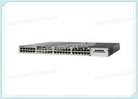 China Cisco Fiber Optic Switch WS-C3750X-48T-S Data IP Base - Managed - Stackable for sale