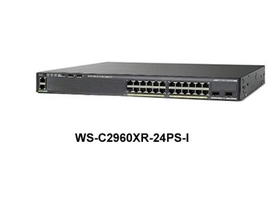 China 4 Expansion Slots SFP Fiber Switch CISCO SwitchWS-C2960XR-24PS-I 1.8