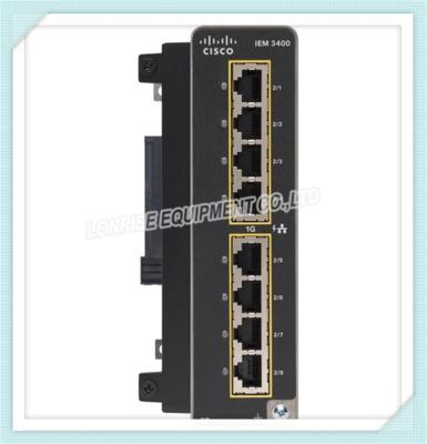China Cisco Systems Catalyst IE3400 IEM-3400-8P= Rugged 8 Port Ge PoE+ Expansion Module for sale