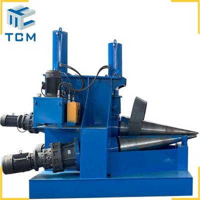 China Steel cone folding machine conical head rolling machine from Hefei Trancar Industries for sale