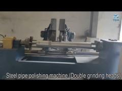 piston buffing round pipe polishing machine 22kw tube sander polisher