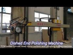 stainless steel dished end polishing machine 400v 415v 12m2/hour surface sanding