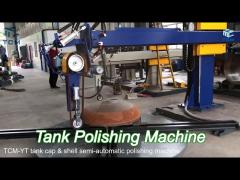 automatic stainless steel polishing machine tank surface 400v automatic metal