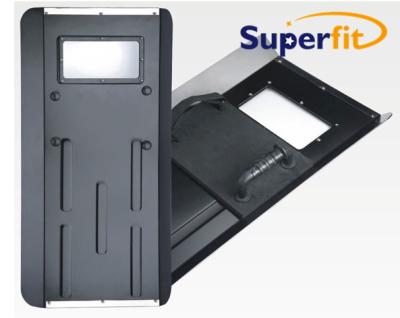 China Edge-folded Aluminum alloy riot shield for sale