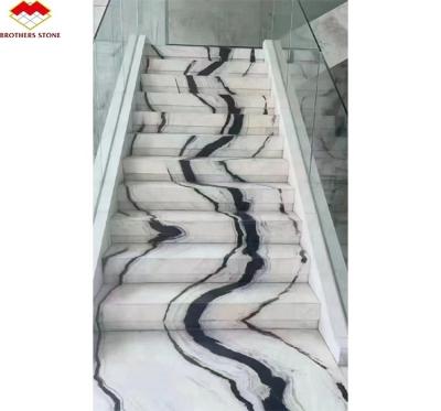 China Escadaria recta não escorregadia pisos de escada com pedra sinterizada grandes lajes de estoque especial à venda