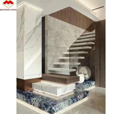 Cina Interior Home Furniture Scala Step Light Design con pietra sinterizzata artificiale moderna in vendita