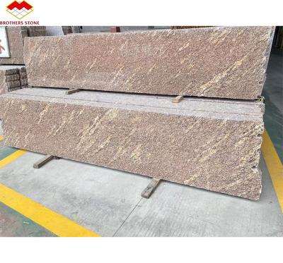 China Giallo Gold Granite California Golden Colour for Exterior Wall Cladding and Handrail for sale
