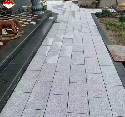 Cina Pietra fratelli Granito grigio piastrelle di pavimentazione di pietra naturale affusolato in vendita