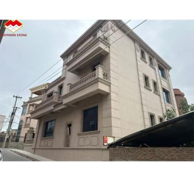 Cina Materiale di granito moderno cinese a fuoco Muretto Pietra per la costruzione di ville Rivestimento murario in vendita