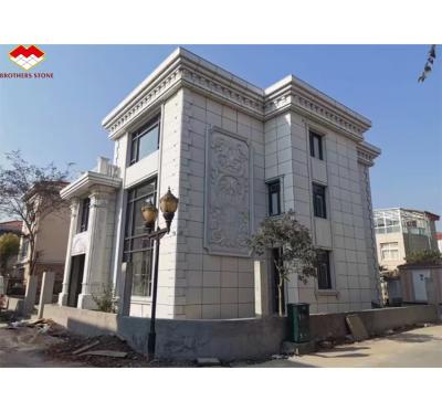 Cina Modern Flamed Chinese Grey Granite Stone Veneer tagliato su misura per rivestimenti esterni in vendita