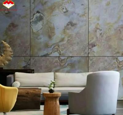 Cina Design grafico degli interni degli alberghi Pietra naturale flessibile Pannello di rivestimento per pareti in vendita