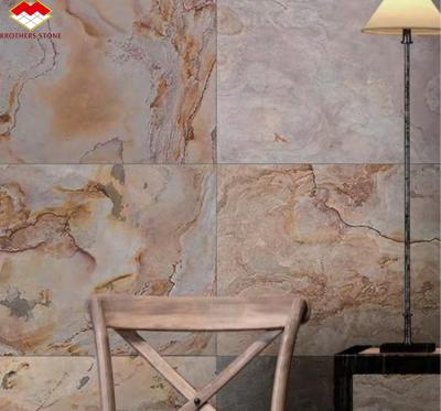 Cina Design grafico degli interni degli alberghi Pietra naturale flessibile Pannello di rivestimento per pareti in vendita