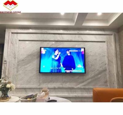 Cina Pietra naturale tagliata su misura Foshan Greco Jazz Slab di marmo bianco con finitura lucidata in vendita