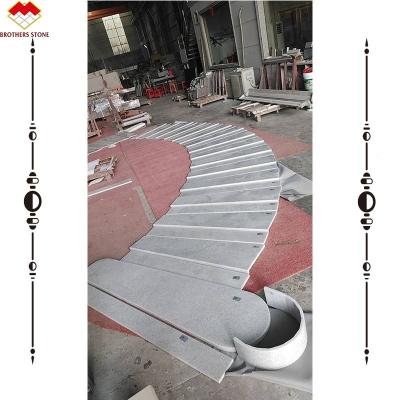 China ODM/OEM Op maat gemaakte marmeren kristalwit voor trappen draad Onyx marmeren trap in Foshan Te koop