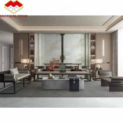 Cina Tipo di marmo in lastra di onice bianco per il piano da cucina di lusso e il design delle pareti da Yunfu in vendita