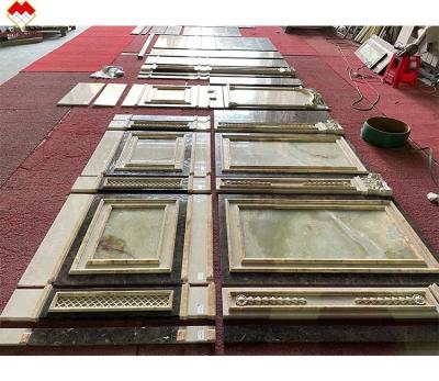 Cina Grande lastra Imperatore marmo di muro pannello di progettazione Colonna intagliata per crema beige lastra di marmo in vendita